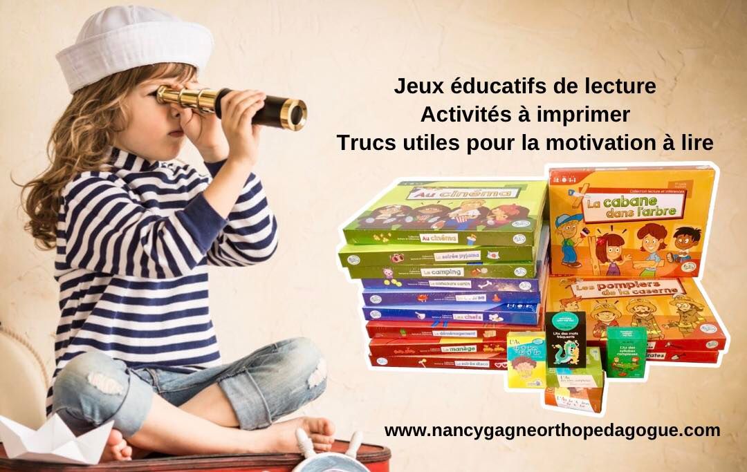 Nancy Gagné - Orthopédagogue et auteure de jeux éducatifs.